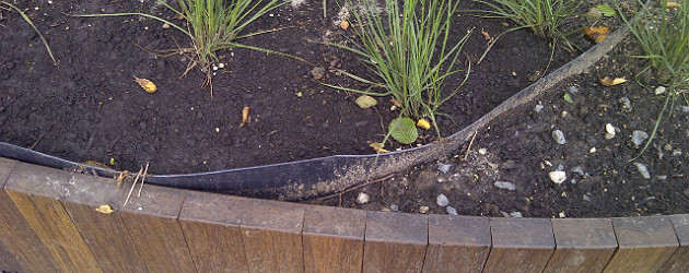 Bamboo Root Barrier From Plastic Sheet Prevents Damage To Sewers And bamboo-root-barrier-from-plastic-sheet-prevents-damage-to-sewers-and